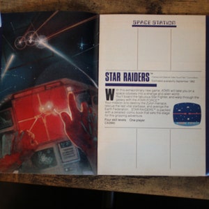 1982 Atari Video Computer System Catalog: 49 Game Program Cartridges ...