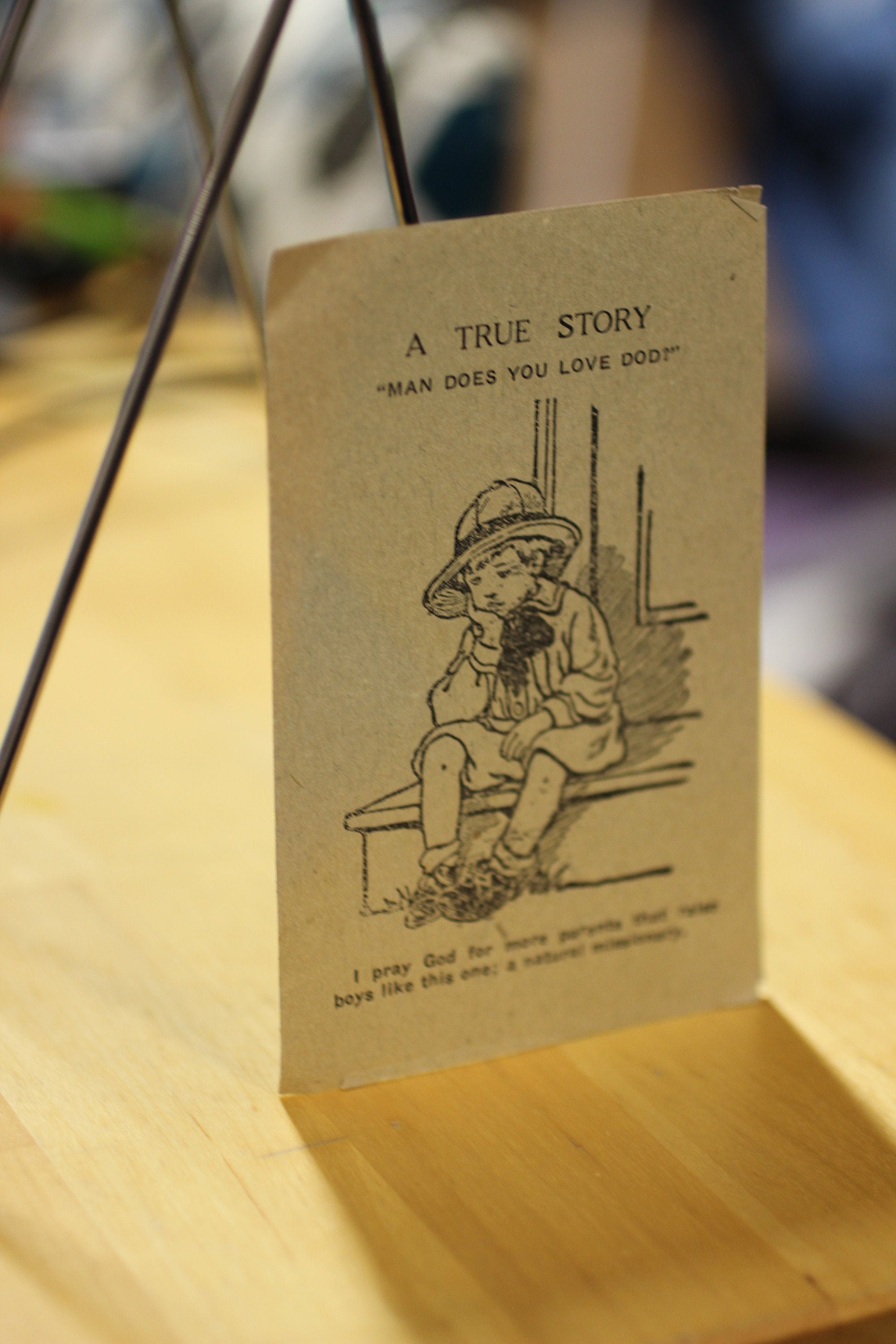 Antique Full Salvation Tract Society Story Pamphlet man - Etsy