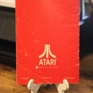 1982 Atari Video Computer System Catalog: 49 Game Program Cartridges ...