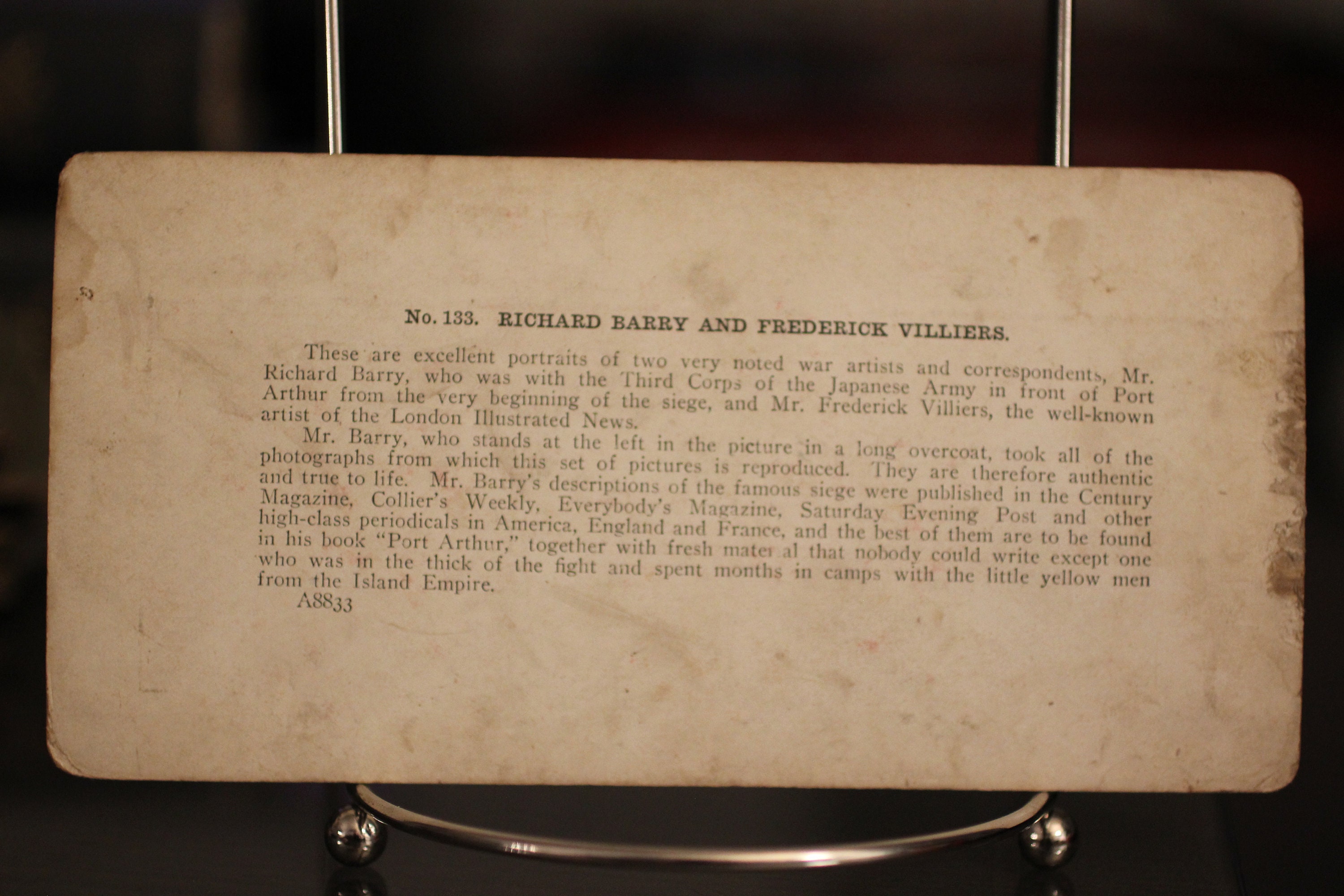 1905 Photographer Richard Barry & Artist Frederick Villiers - Etsy UK