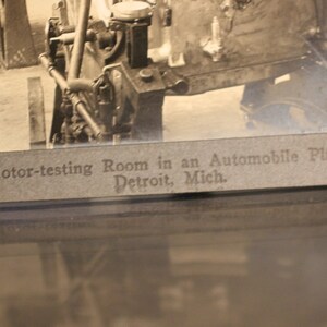 Antique Detriot Vehicle Assembly Plant Line Keystone View Company ...