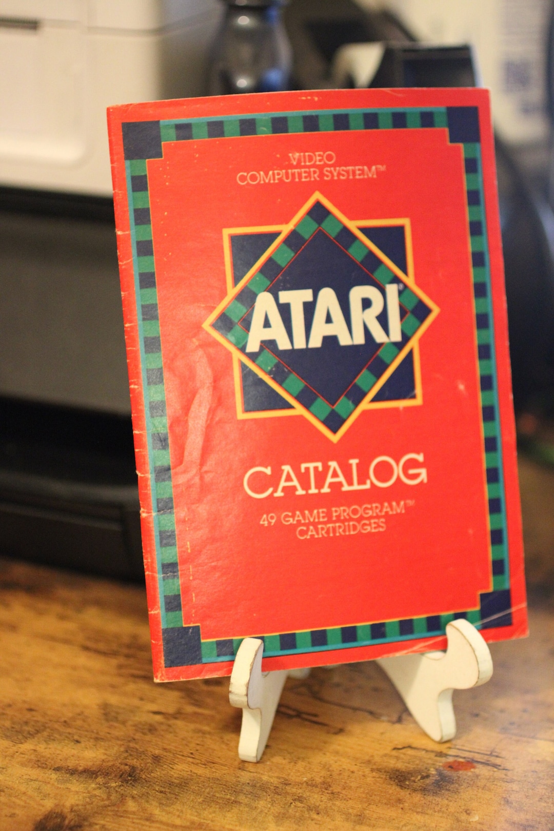 1982 Atari Video Computer System Catalog: 49 Game Program Cartridges ...