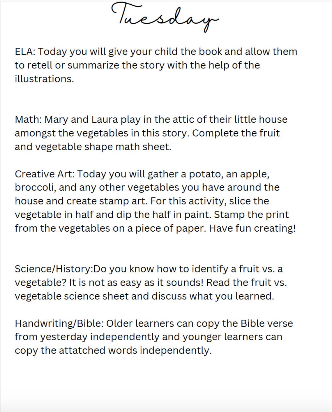 Winter Days in the Big Woods Little House on the Prairie Homeschool ...