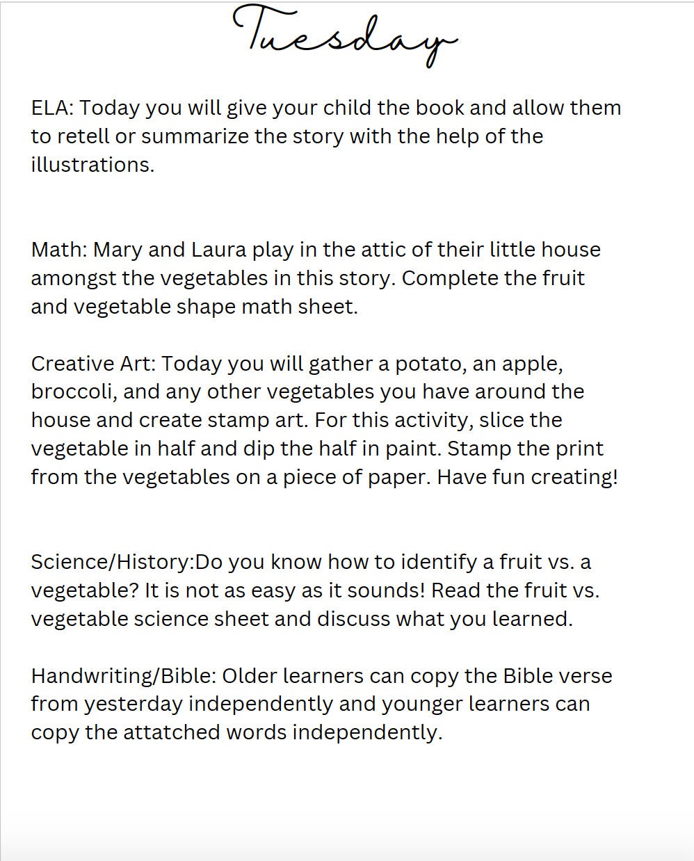 Winter Days in the Big Woods Little House on the Prairie Homeschool ...