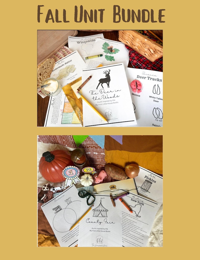 Fall Bundle of Little House on the Prairie Homeschool Charlotte Mason ...