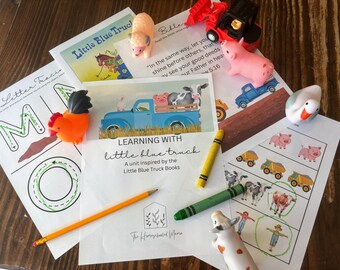 Little Blue Truck Halloween Homeschool Curriculum for Toddler Preschool ...