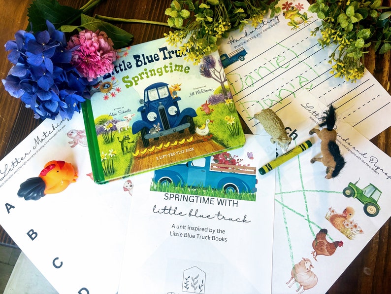 Little Blue Truck Springtime Homeschool Curriculum for Toddler ...