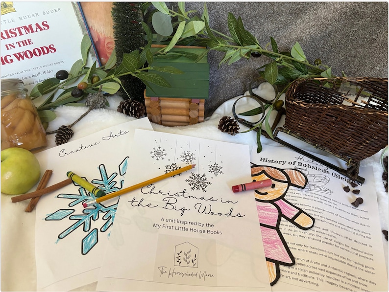 Winter Themed Bundle Little House on the Prairie Homeschool Living Book ...