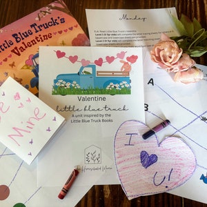 Little Blue Truck's Valentine Homeschool Curriculum for Toddler ...