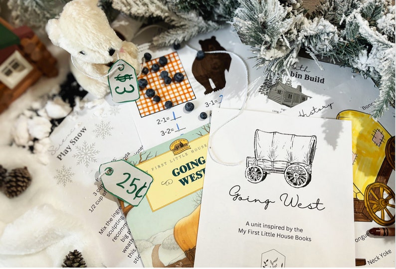 Winter Themed Bundle Little House on the Prairie Homeschool Living Book ...