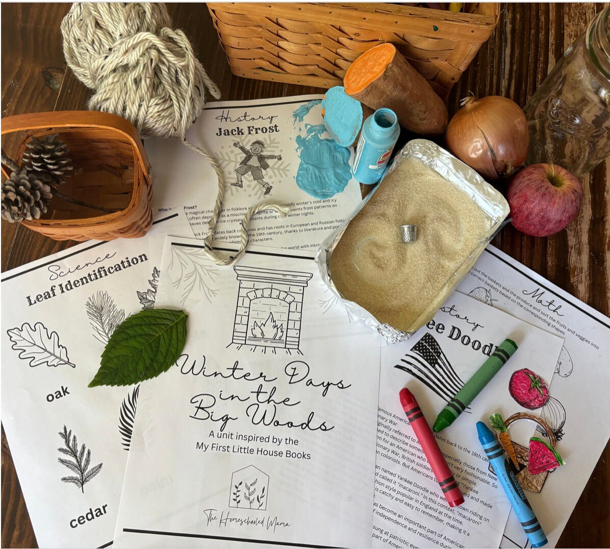 Winter Themed Bundle Little House on the Prairie Homeschool Living Book ...