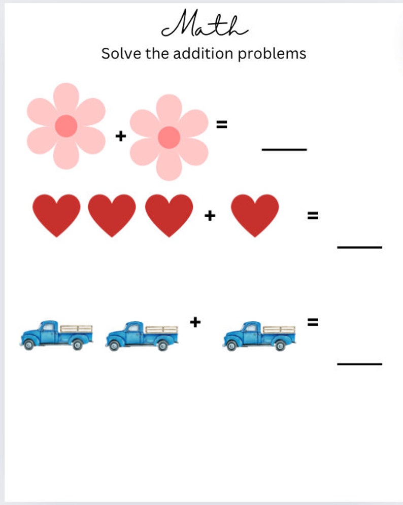 Little Blue Truck's Valentine Homeschool Curriculum for Toddler ...