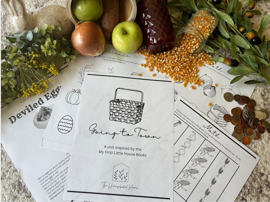 Spring Themed Bundle Little House on the Prairie Homeschool Living Book ...