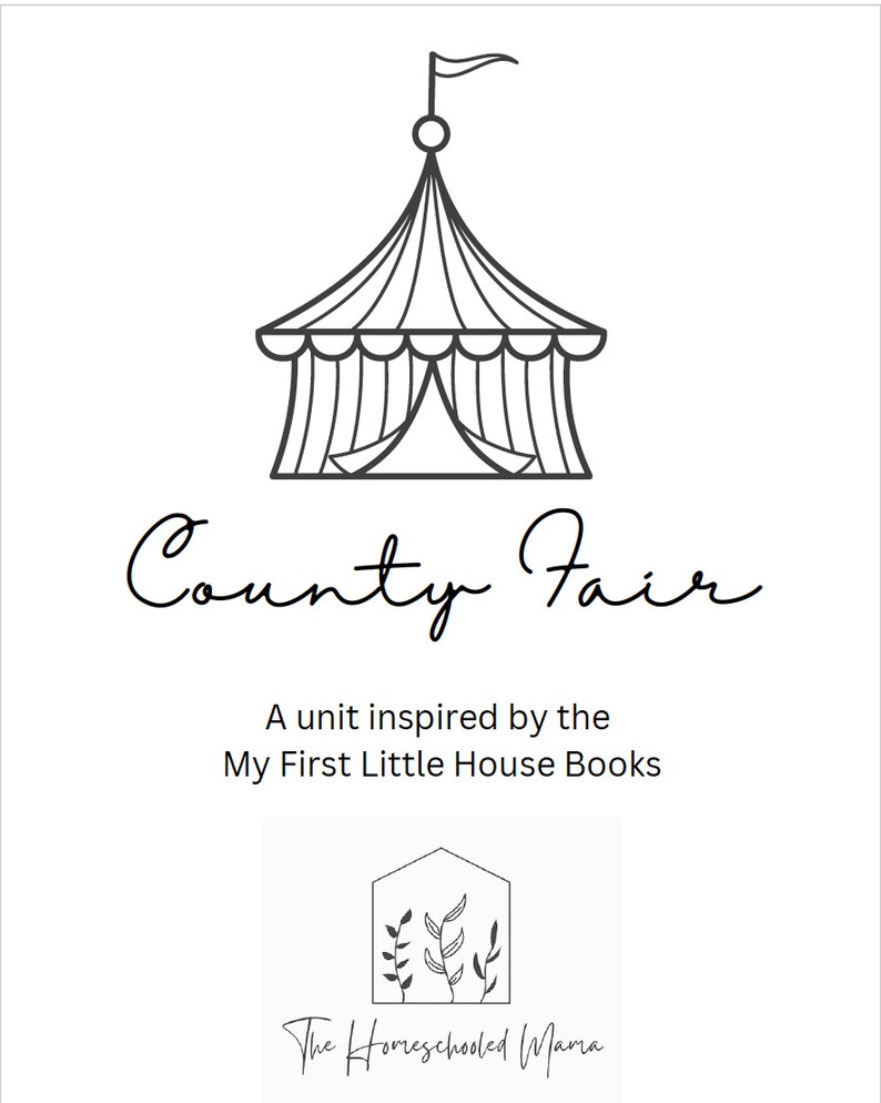 County Fair Little House on the Prairie Homeschool Literature Based ...