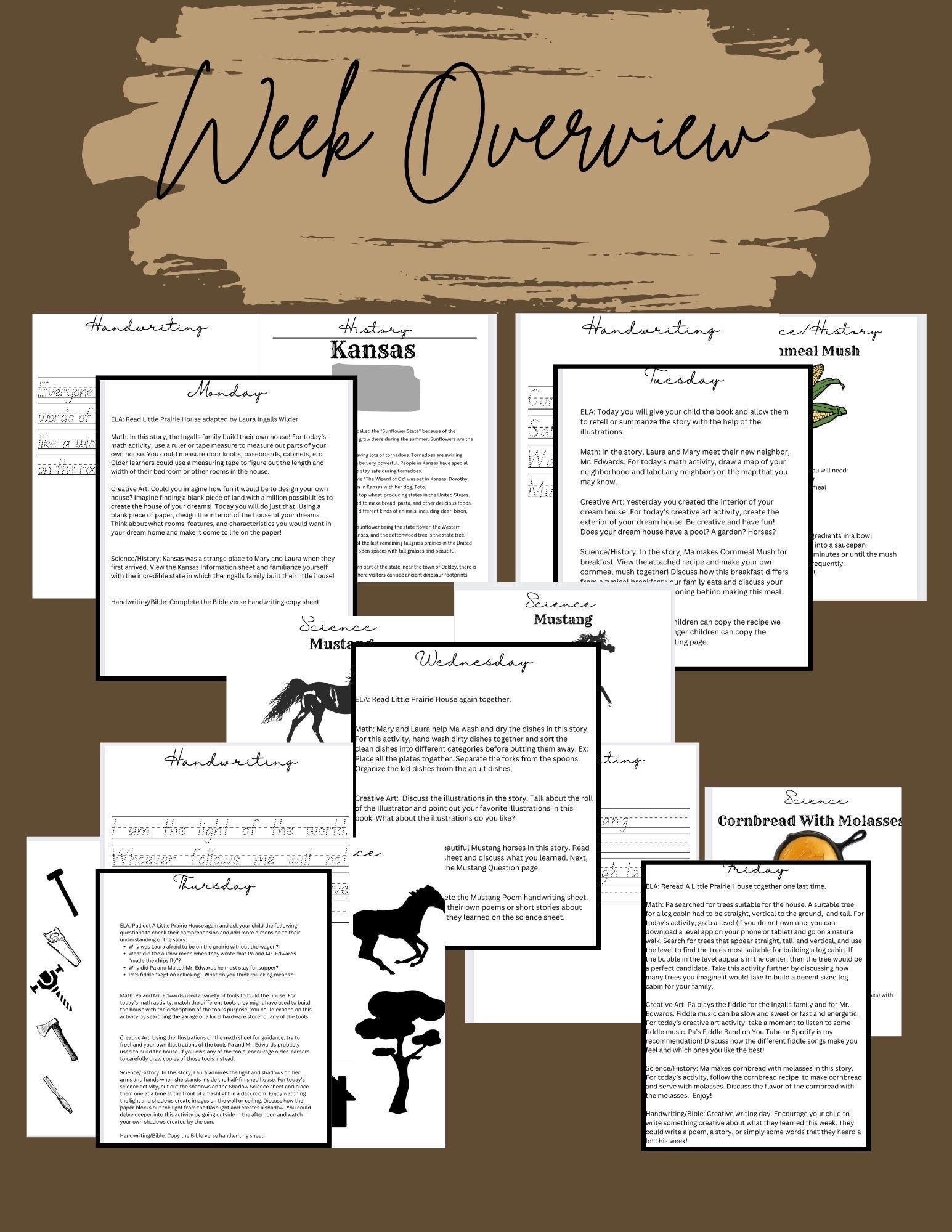 A Little Prairie House Little House on the Prairie Homeschool Charlotte ...