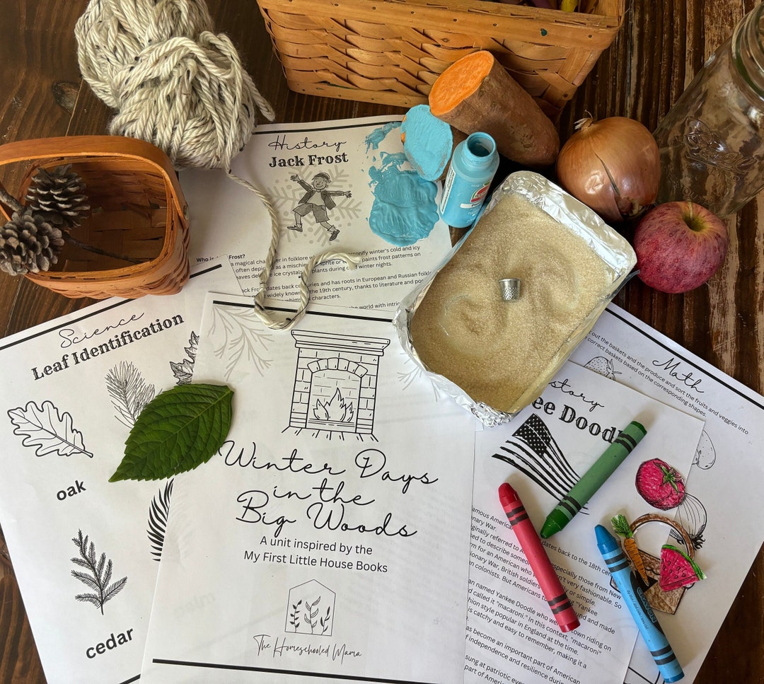 Winter Days in the Big Woods Little House on the Prairie Homeschool ...