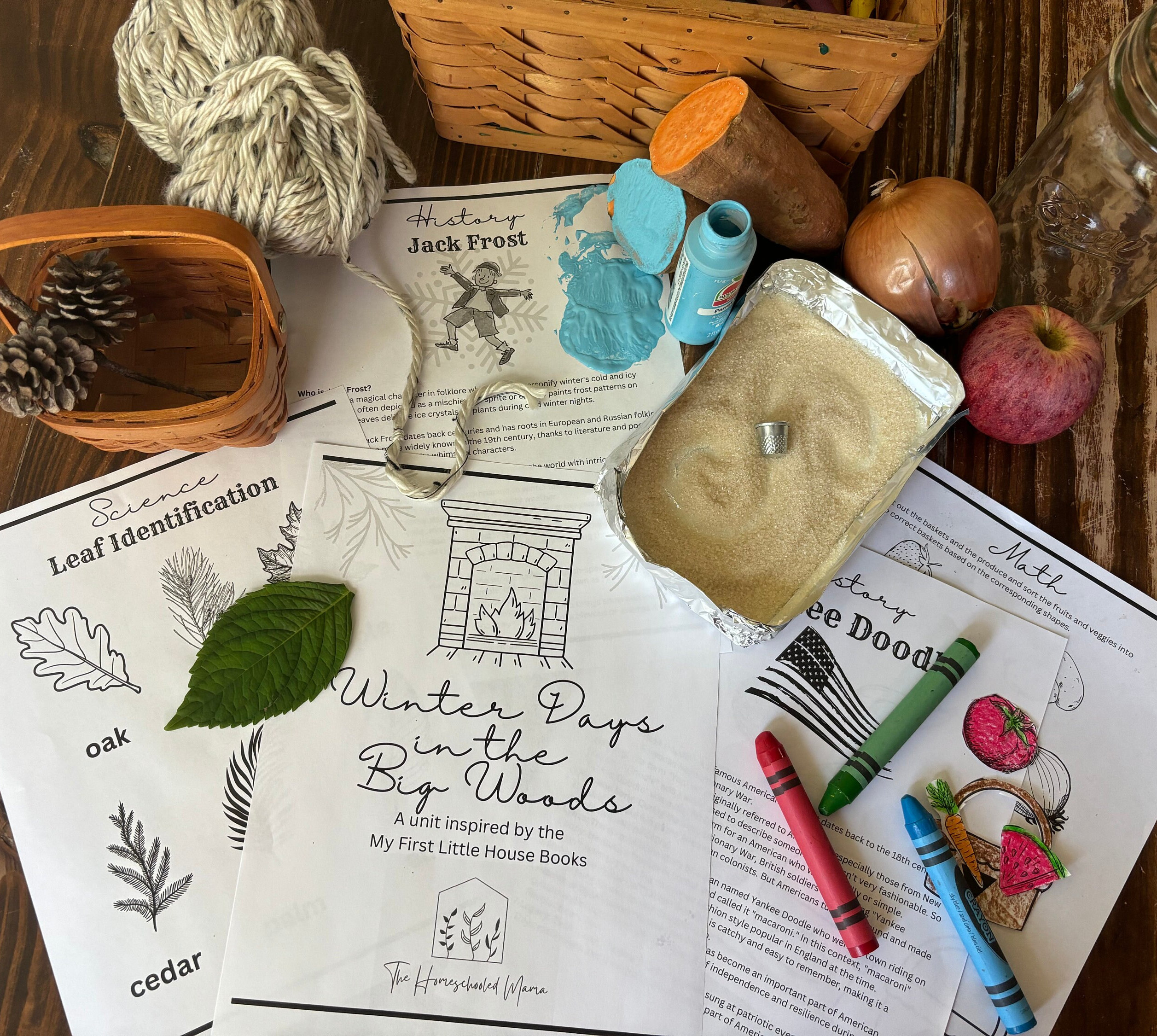 Winter Days in the Big Woods Little House on the Prairie Homeschool ...