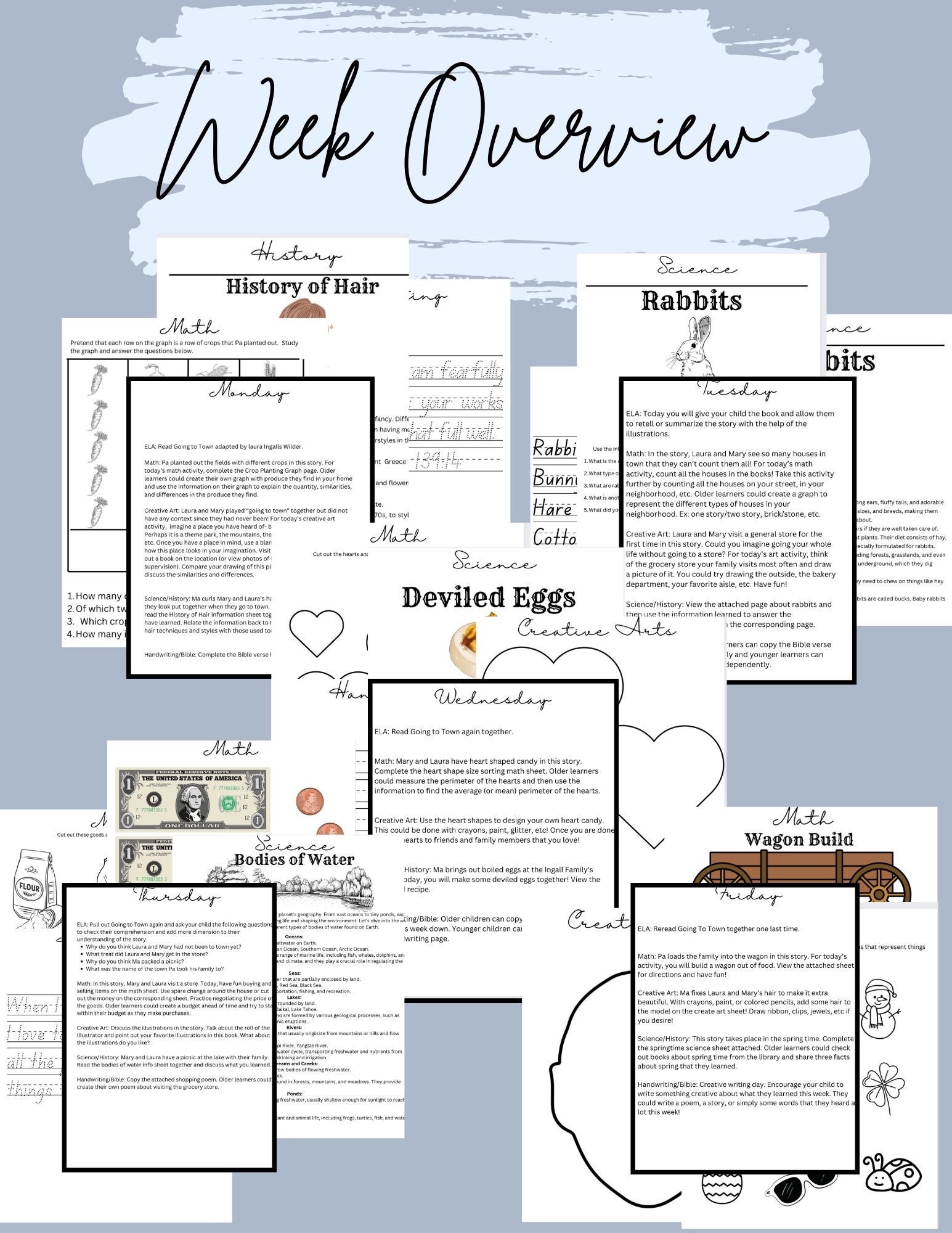 Going to Town Little House on the Prairie Homeschool Charlotte Mason ...