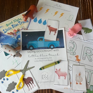 Little Blue Truck Goodnight Homeschool Curriculum for Toddler Preschool ...