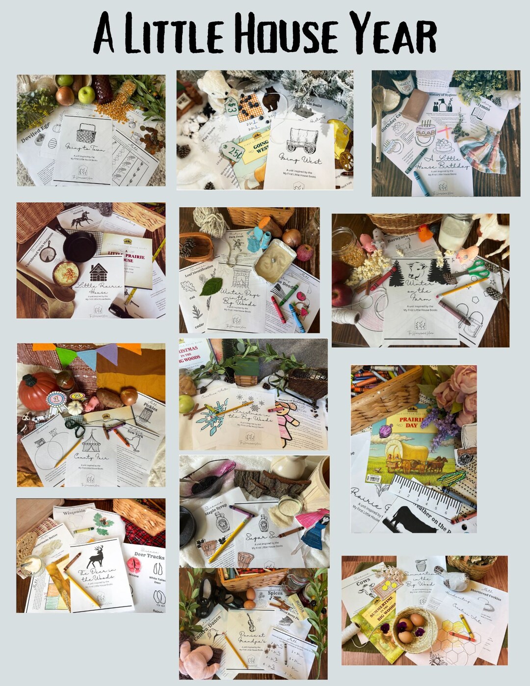 A Little House YEAR Bundle Little House on the Prairie Homeschool ...