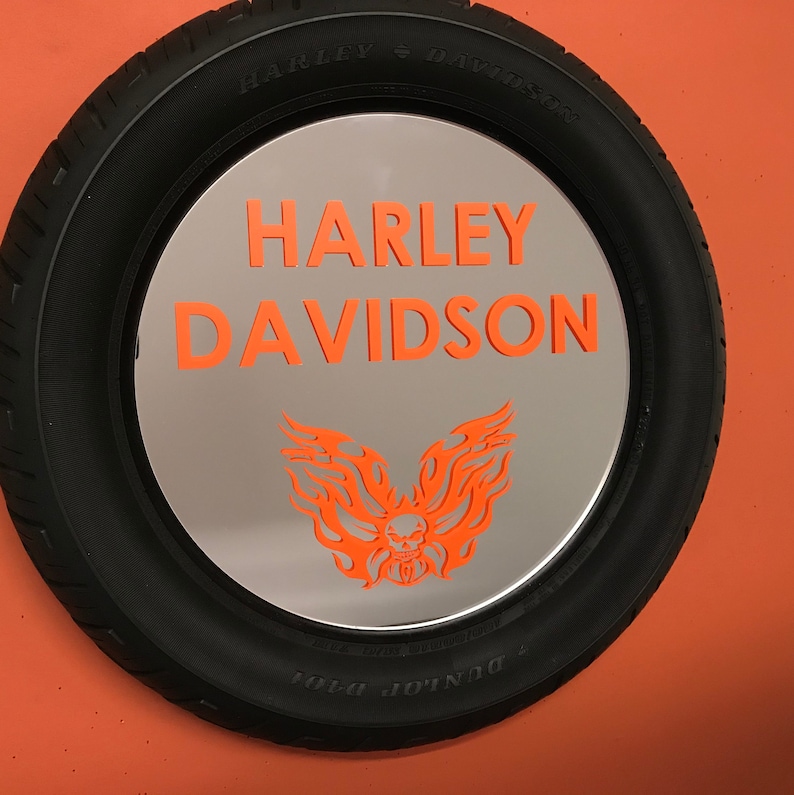 Motorcycle Tire Mirror - Etsy