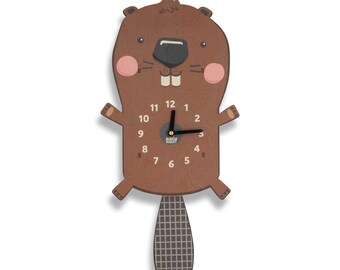 Beaver Wall Clock | Etsy