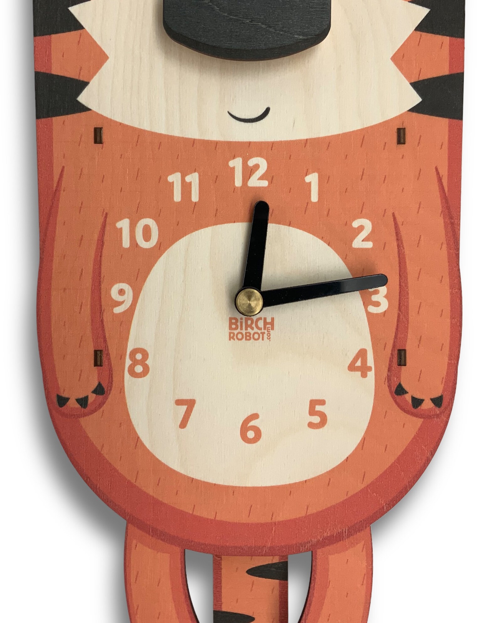 Tiger Pendulum Clock | Jungle Safari Nursery Decor | Jungle Animals ...