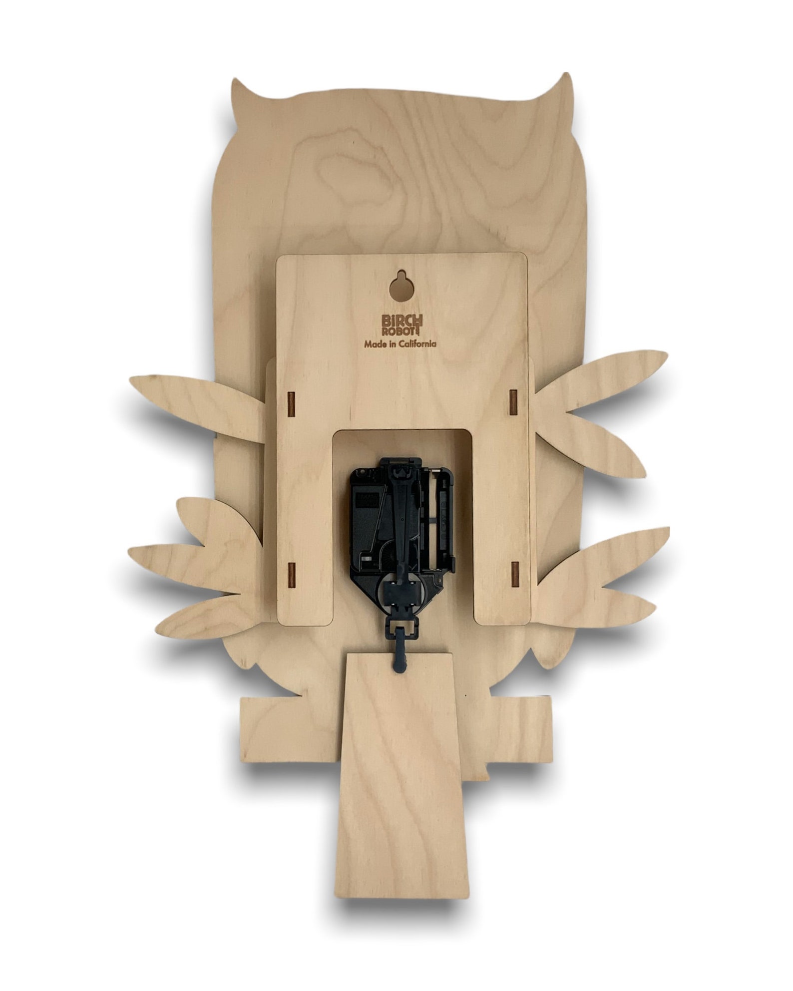 Owl Pendulum Clock Wall Clock Wall Decor Woodland - Etsy