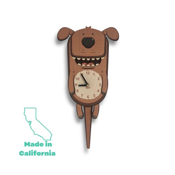 Dog Clock - Etsy