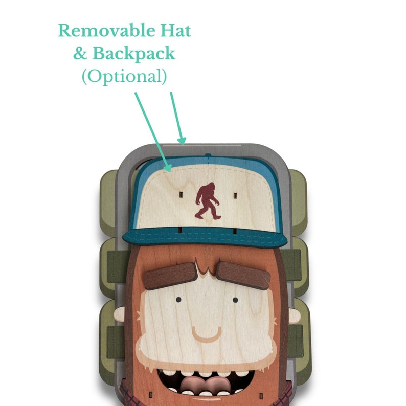 Bigfoot Pendulum Clock | Sasquatch Clock | Kids Clock | Bigfoot Lover ...
