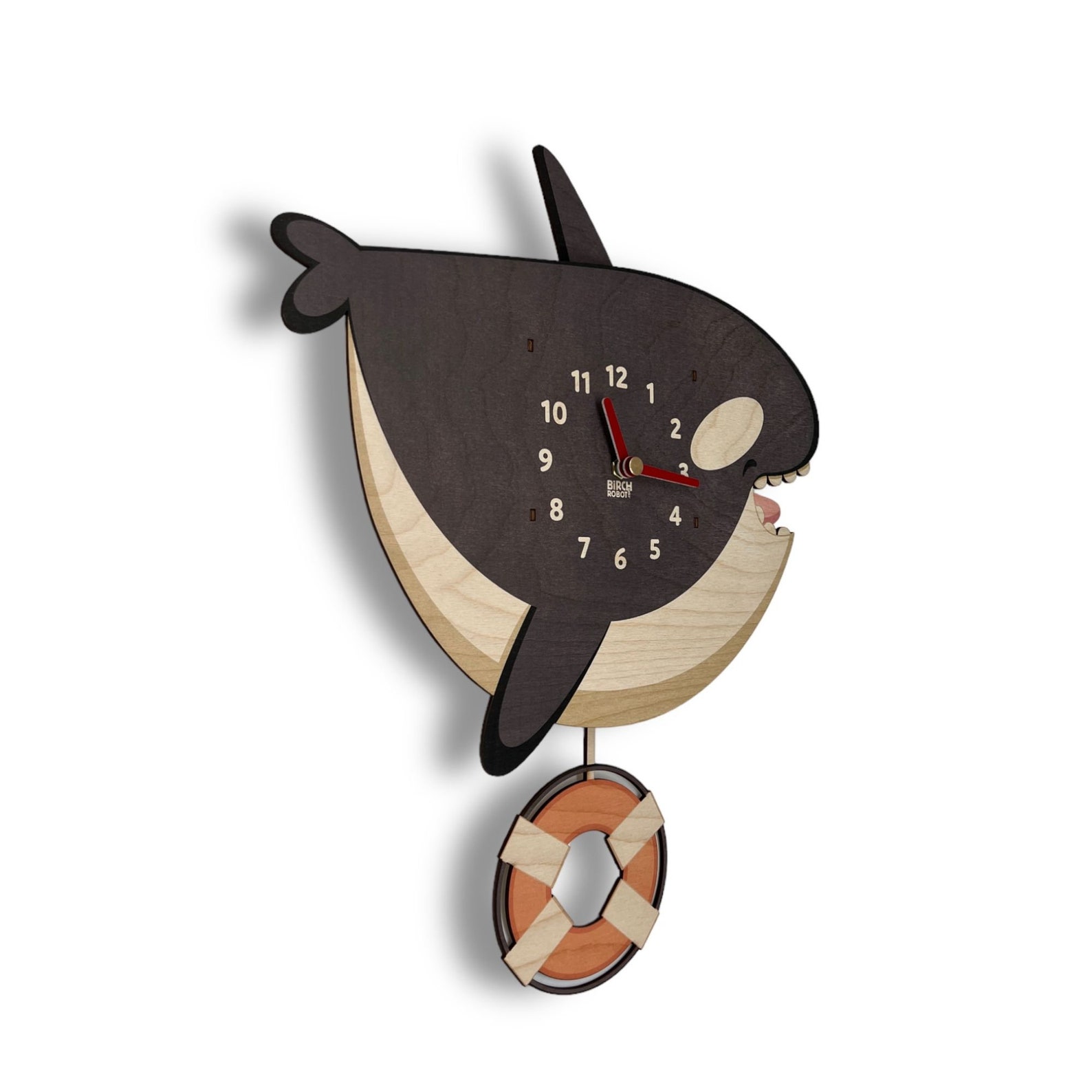 Orca Pendulum Clock | Killer Whale Decor | Kids Clock | Ocean Animals ...