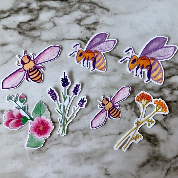 Bee Sticker - Etsy