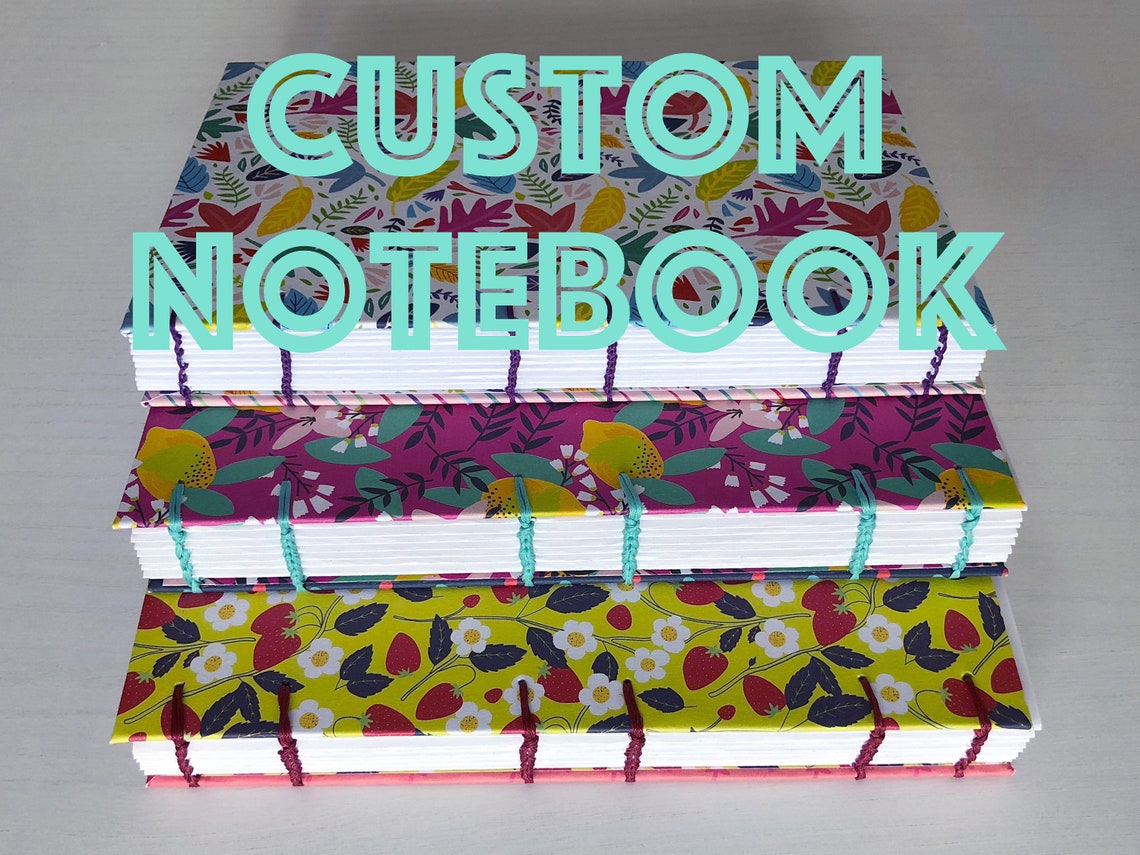 Custom Notebook Floral Notebook Cute Notebook Bullet - Etsy