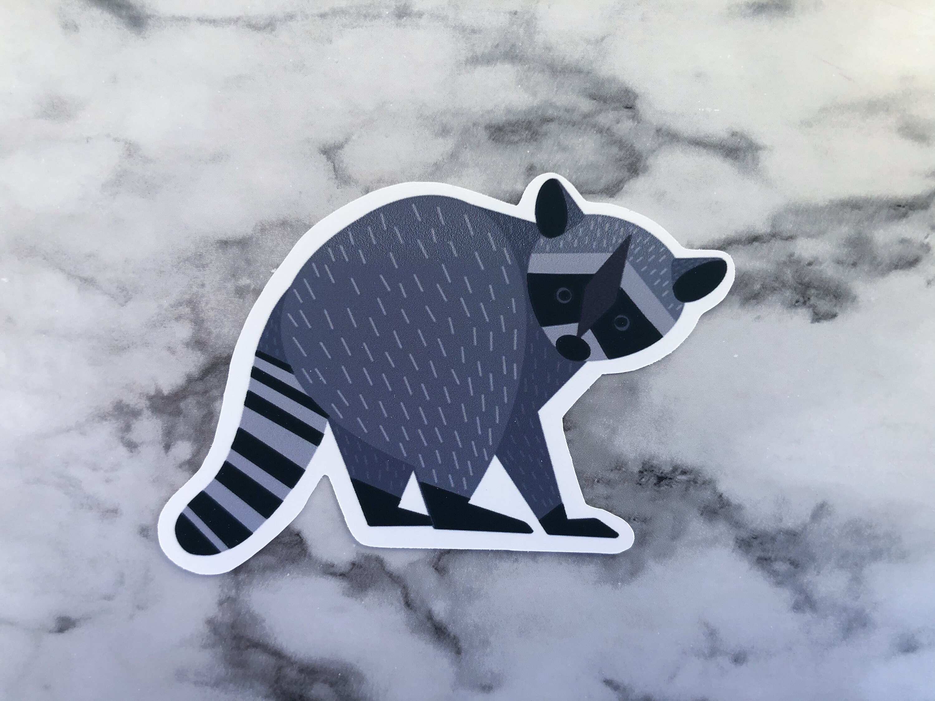 Raccoon Sticker Animal Sticker Cute Raccoon Cute Sticker | Etsy