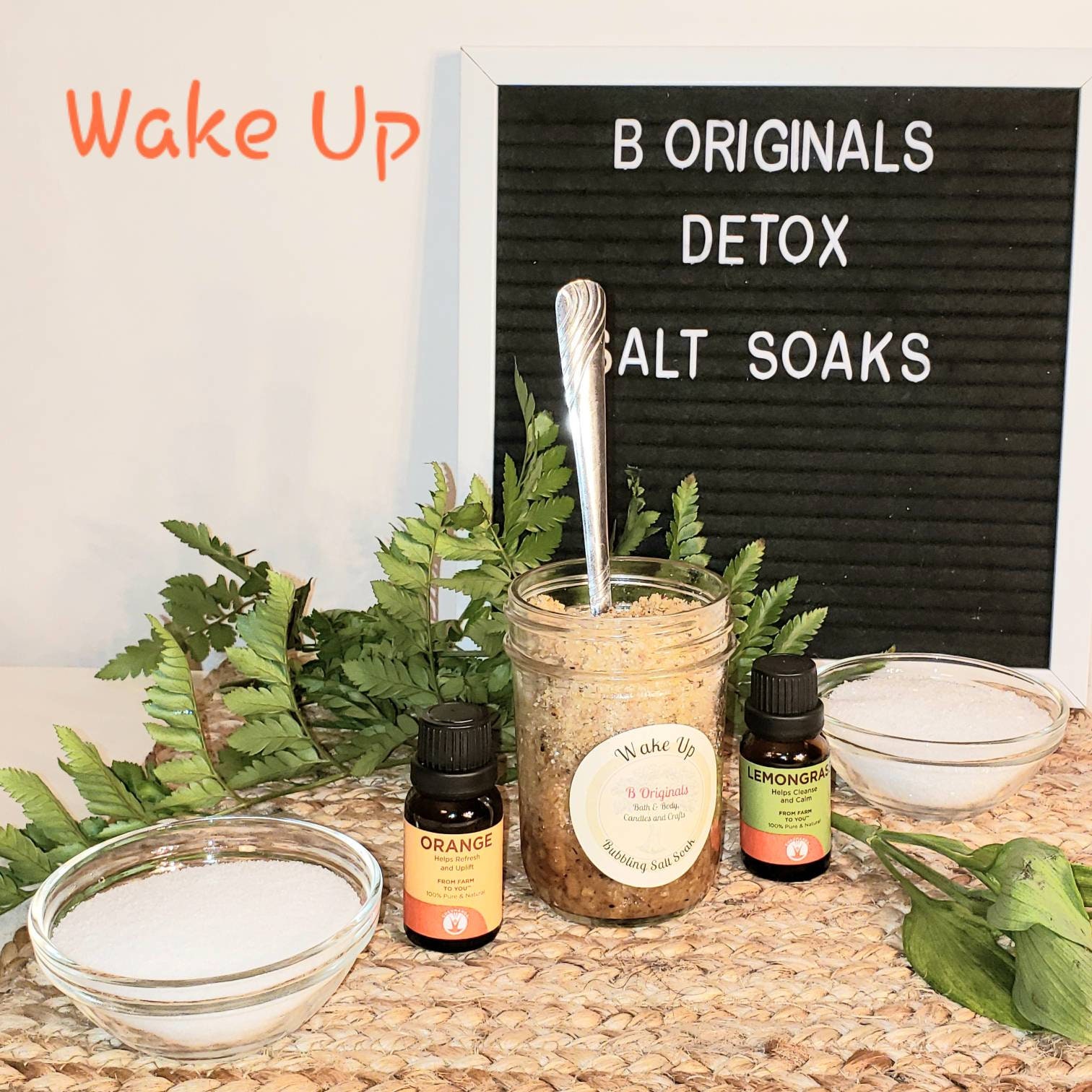 8 Oz Detox Bubbling Salt Soaks in 9 Varieties Including Inflammation ...