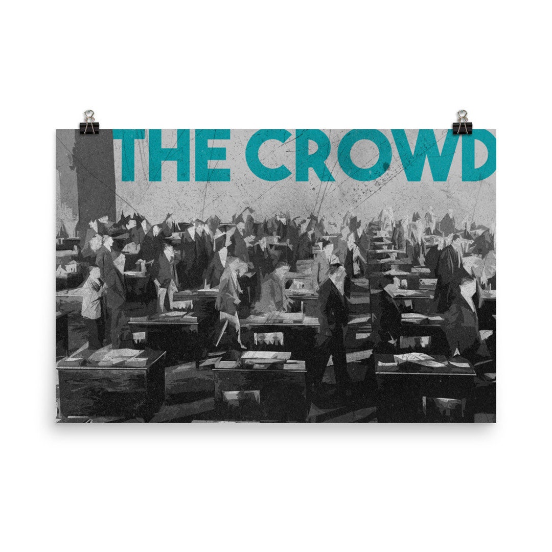 The Crowd Poster - Etsy