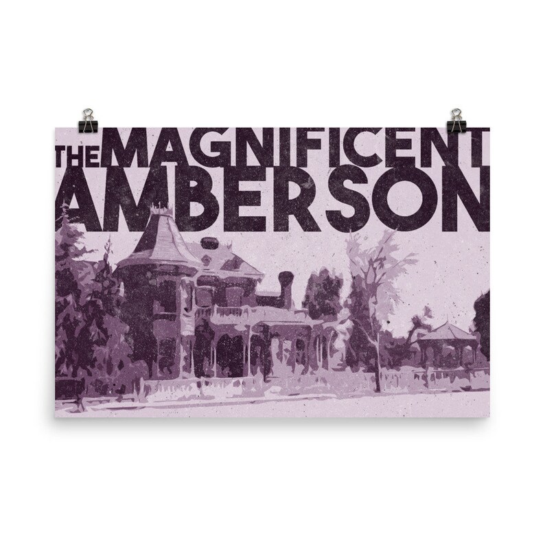 The Magnificent Amberson Poster - Etsy