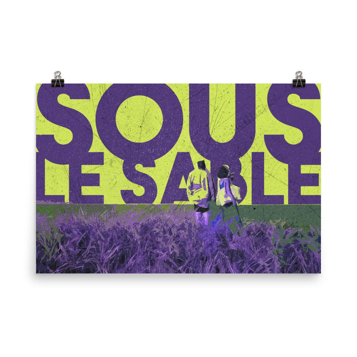 Sous Le Sable Poster - Etsy