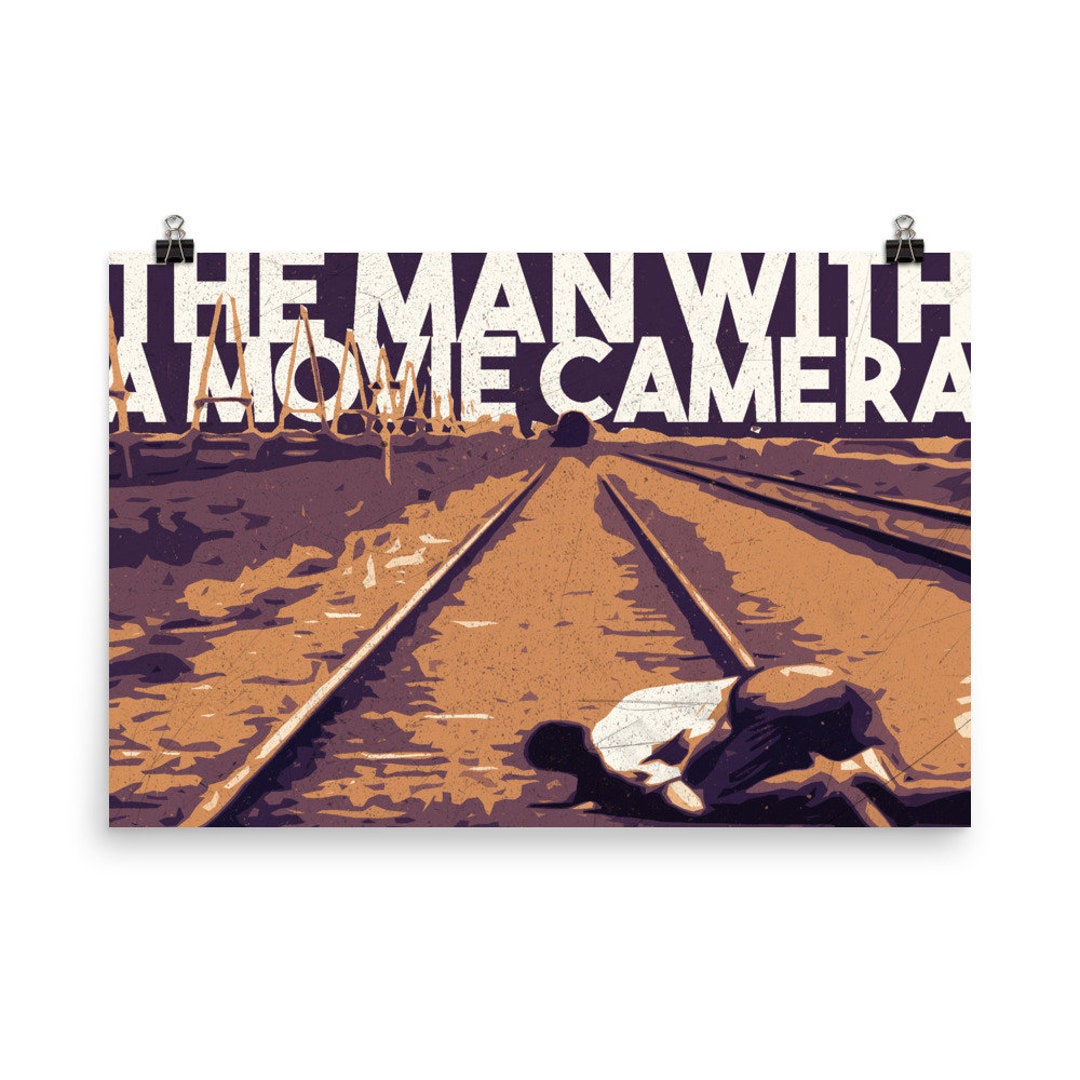 Man With a Movie Camera Poster - Etsy