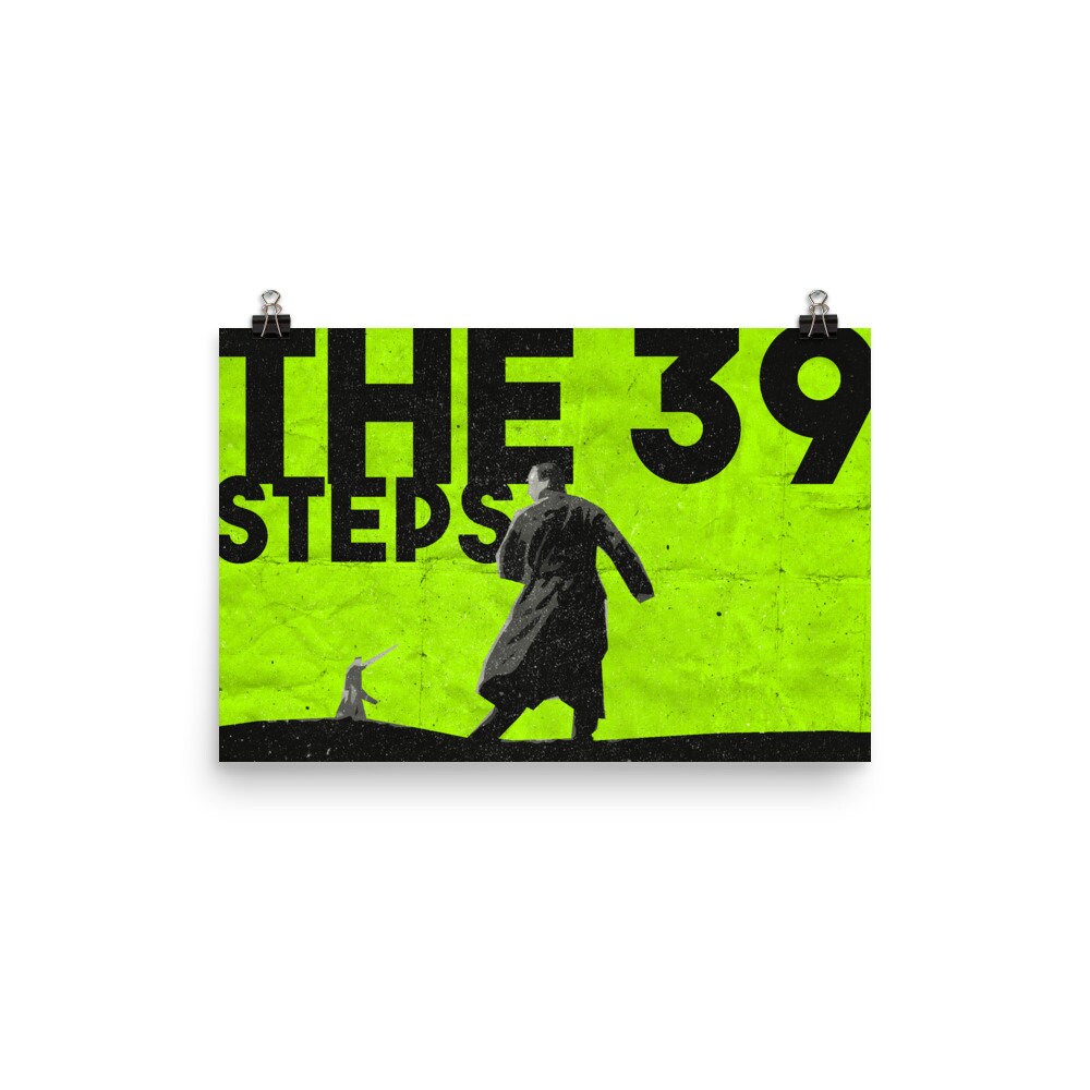 The 39 Steps Poster - Etsy