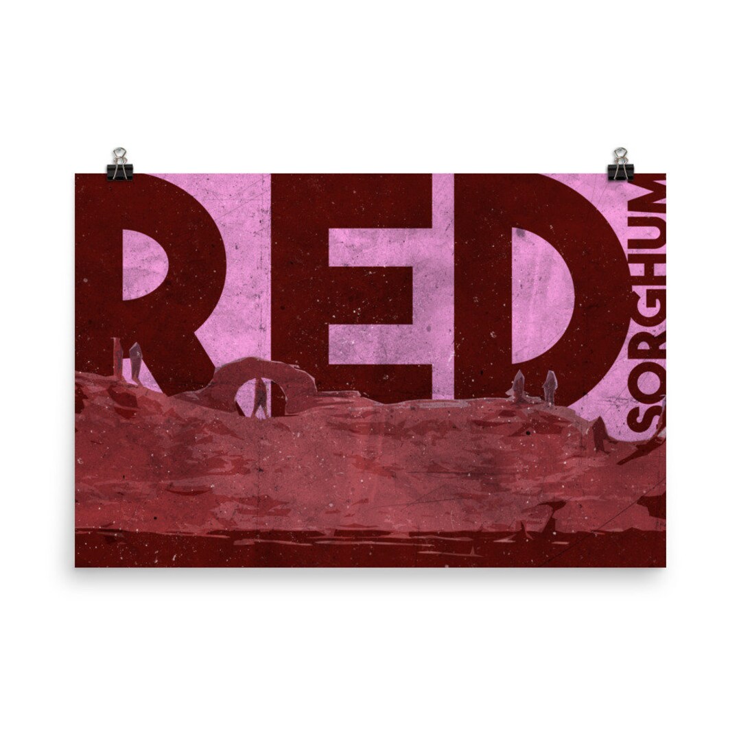 Red Sorghum Poster - Etsy