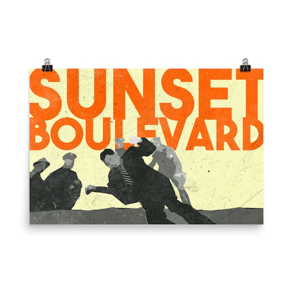 Sunset Boulevard Poster - Etsy