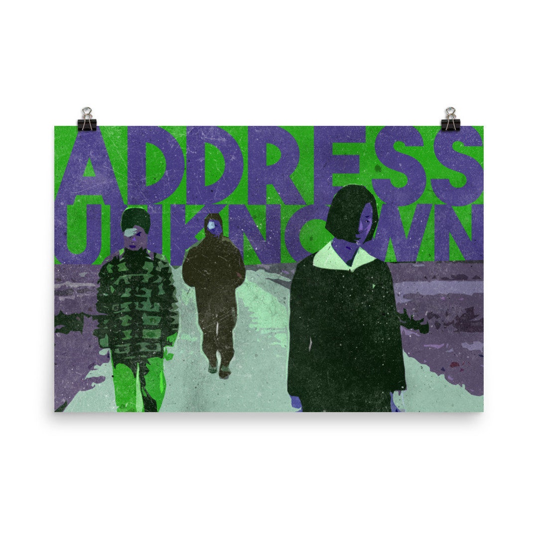 Address Unknown Poster - Etsy