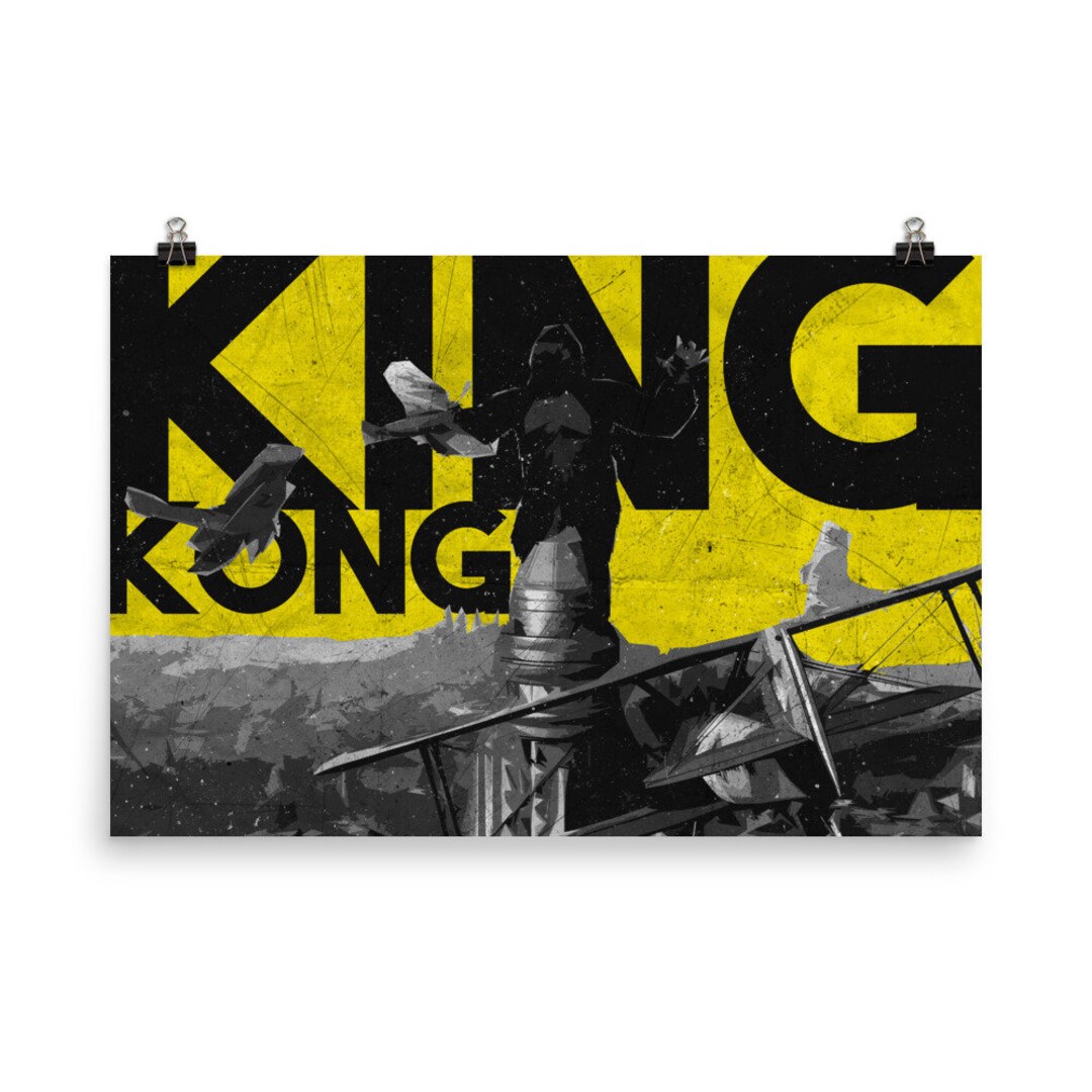 King Kong Poster - Etsy