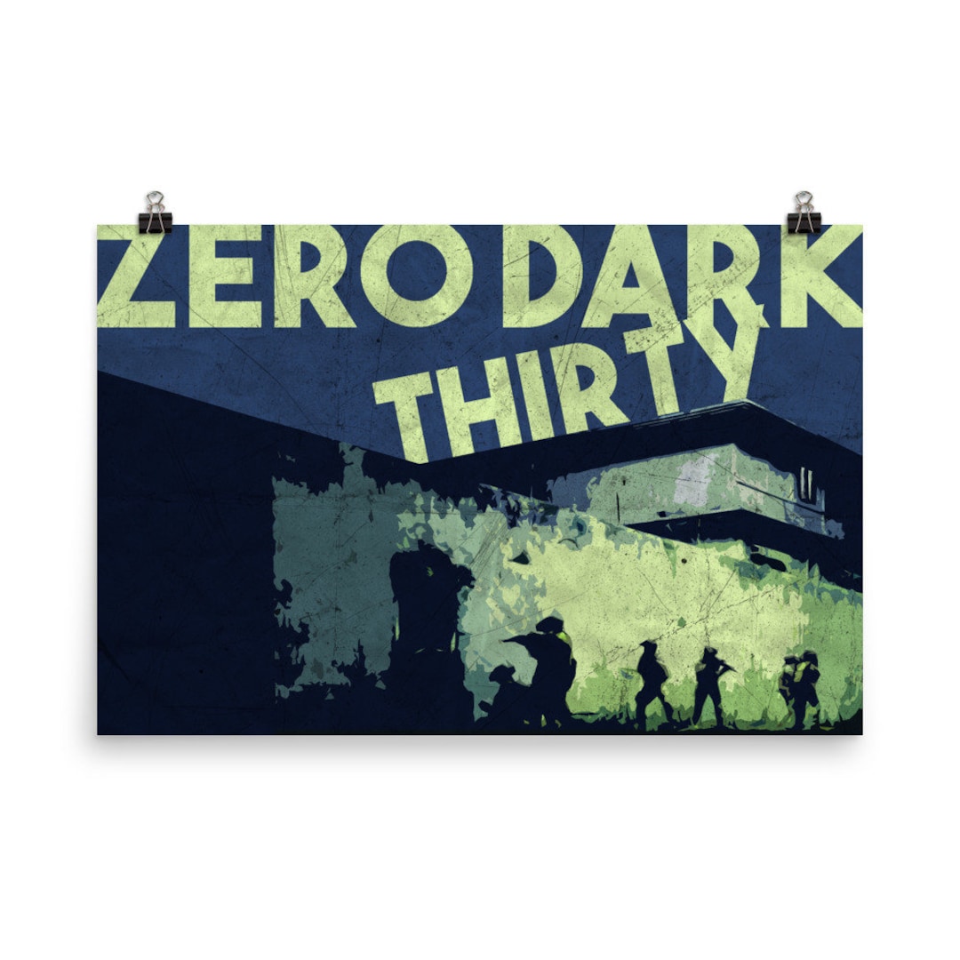 Zero Dark Thirty Poster - Etsy