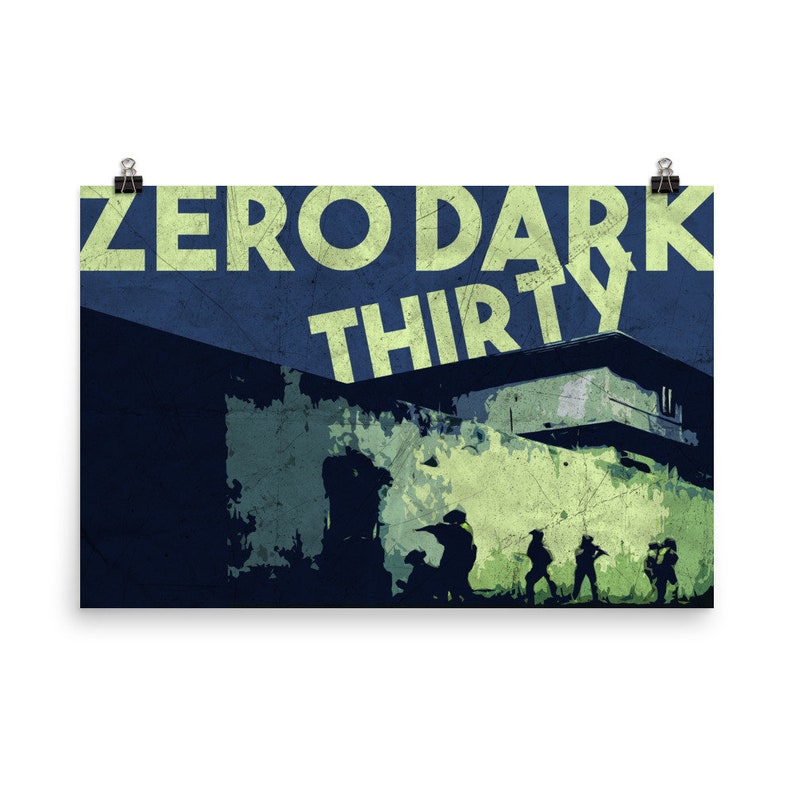 Zero Dark Thirty Poster - Etsy