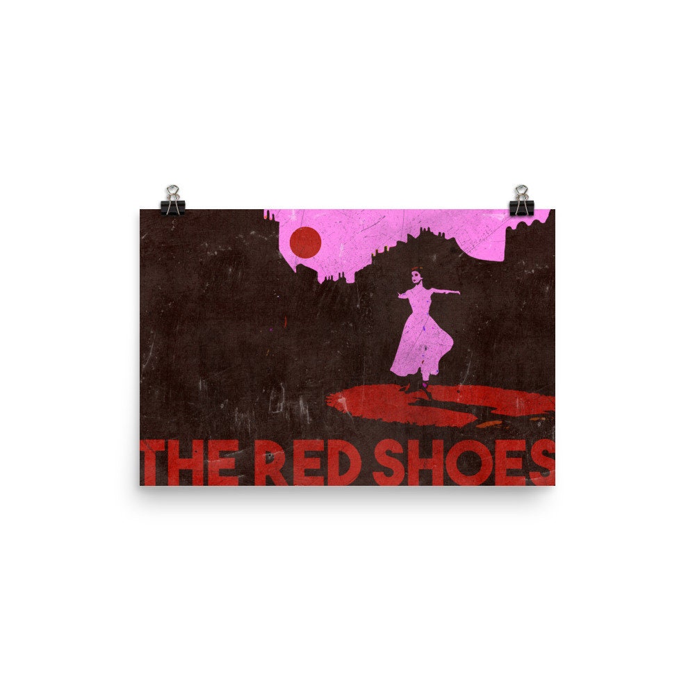 The Red Shoes Poster - Etsy