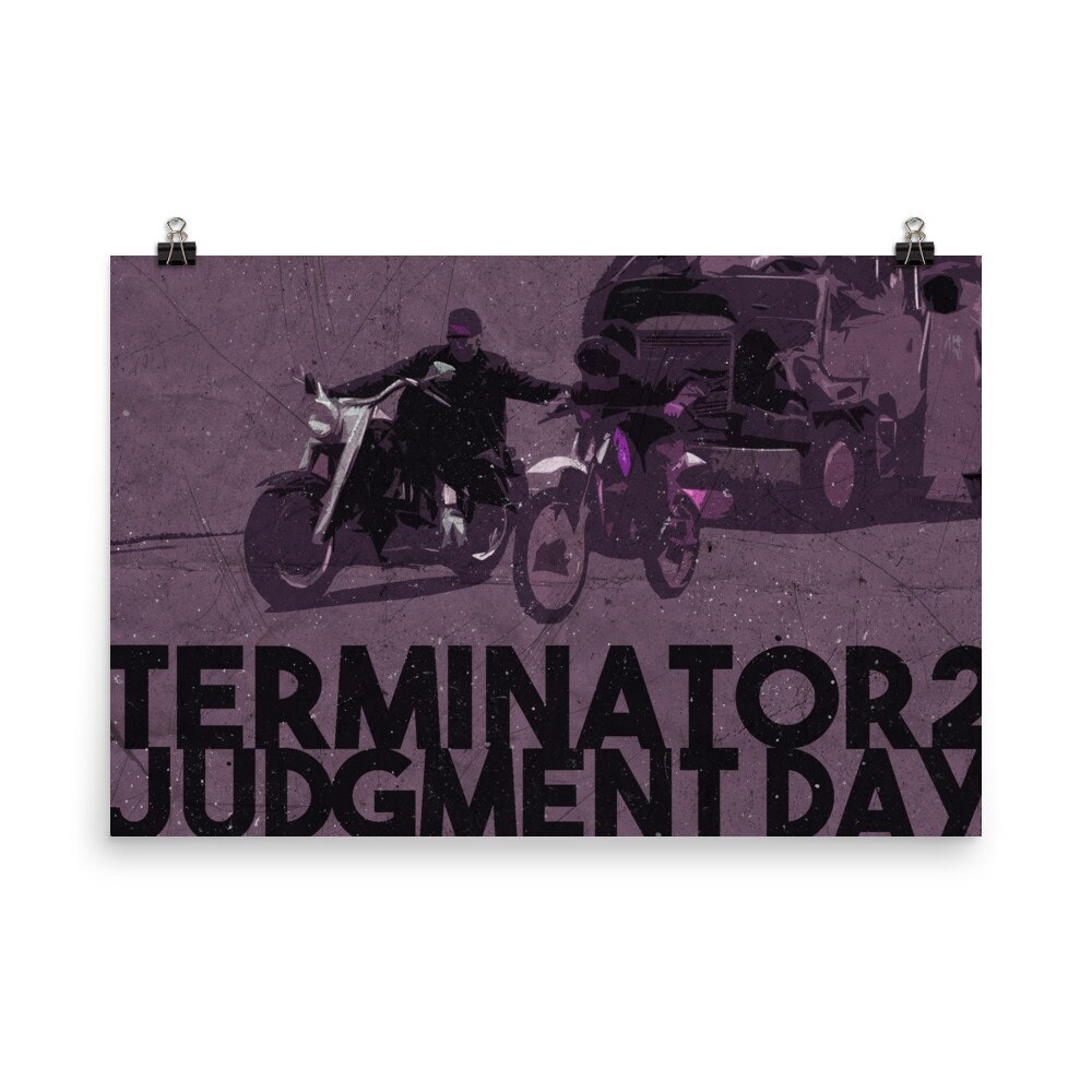 Terminator 2 Judgment Day Poster - Etsy