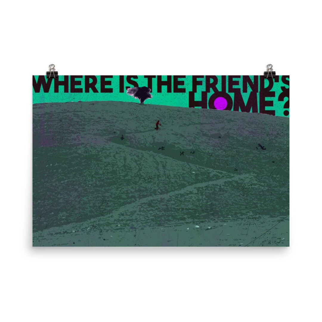 Where is the Friend’s Home? Poster - Etsy
