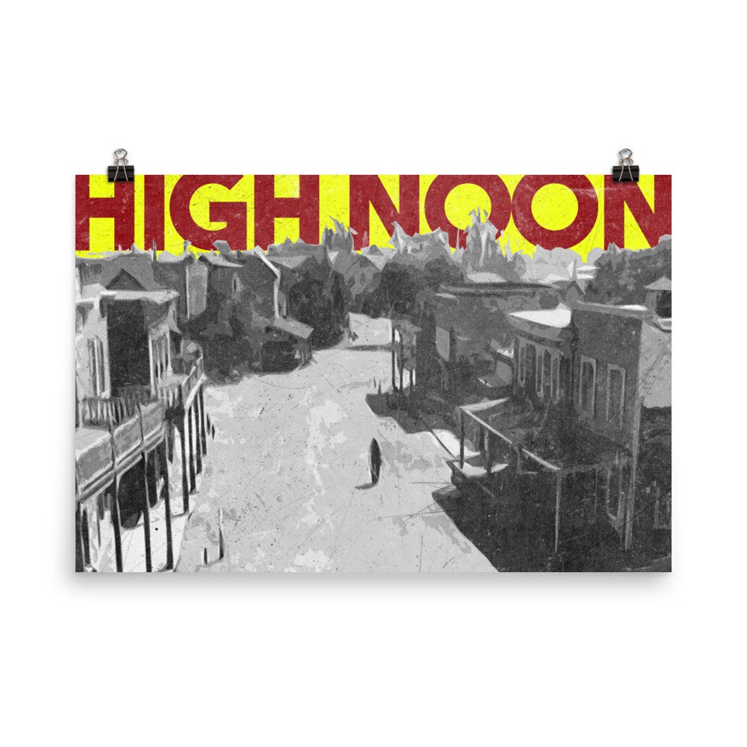 High Noon Poster - Etsy